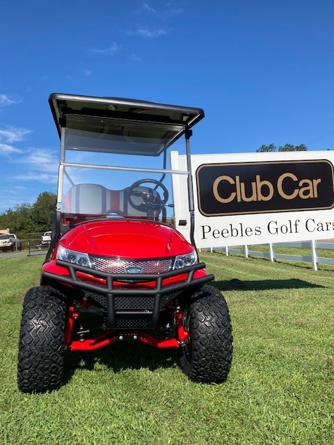2017 Club Car Precedent Electric – Red Phoenix | Peebles Golf Cars