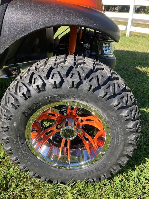 2018 Club Car Precedent Electric – Metallic Orange | Peebles Golf Cars