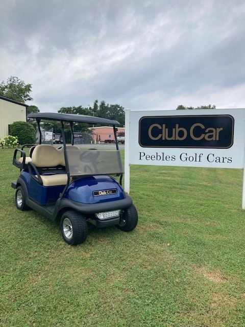 2018 Club Car Precedent Electric – Navy Blue | Peebles Golf Cars